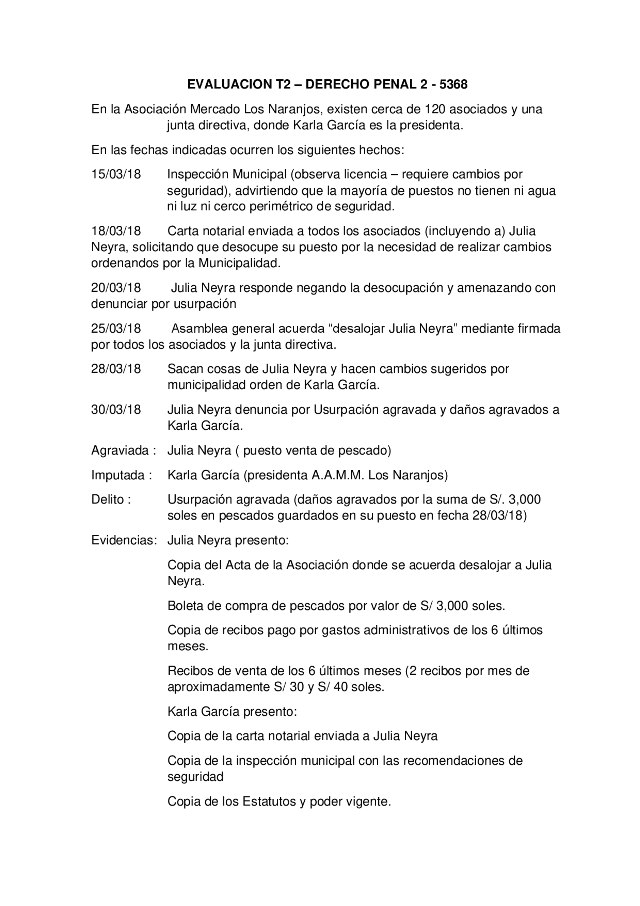 Examen Derecho Penal 2 Docsity