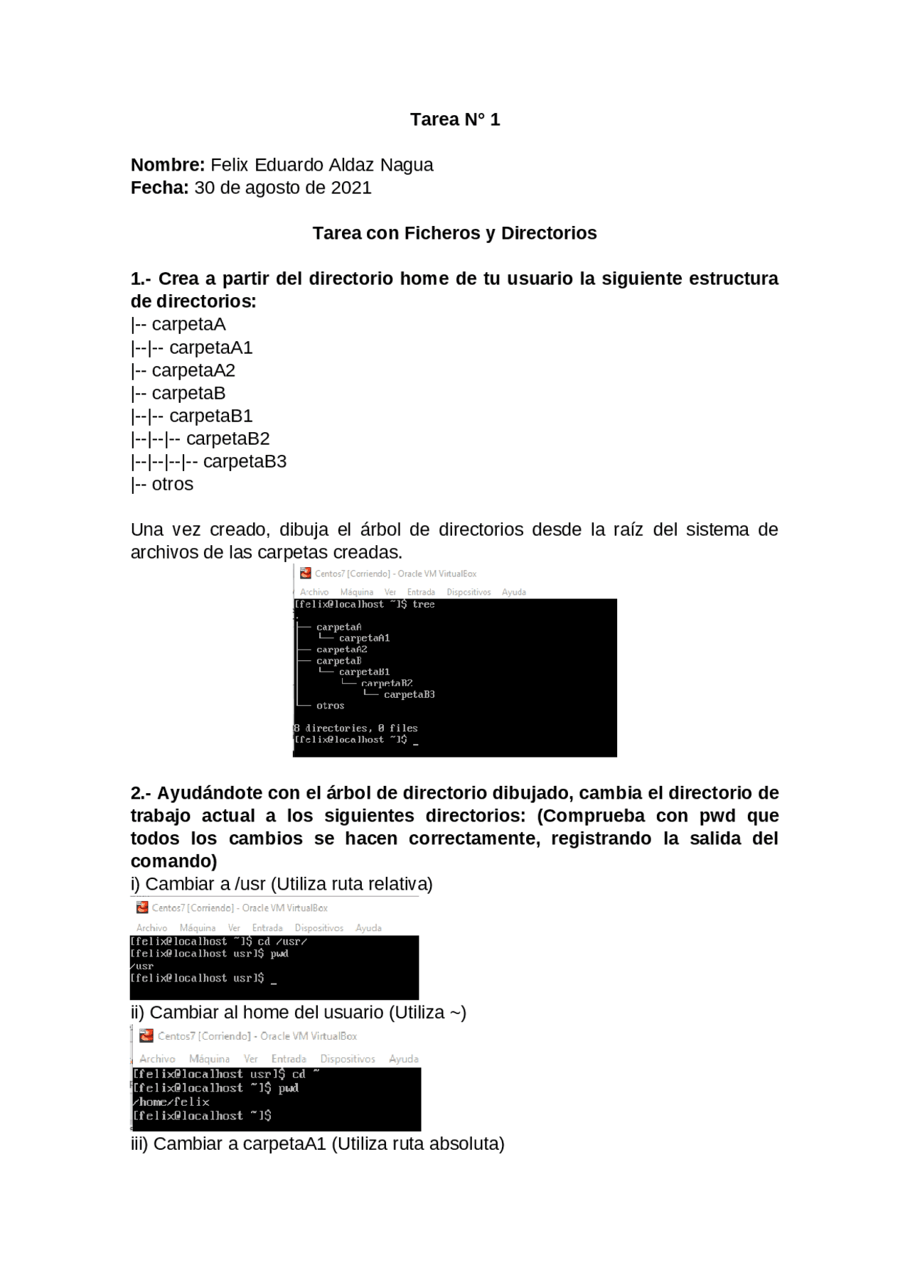 Ejercicios De Sistema Linux Docsity