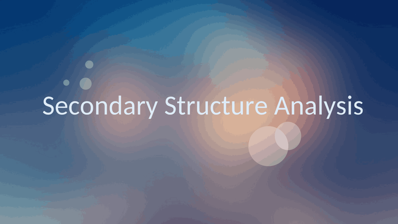 Secondary Structure Analysis Docsity