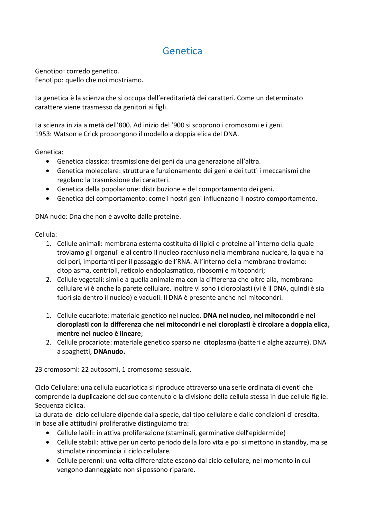 Dispense E Appunti Sullintero Programma Docsity