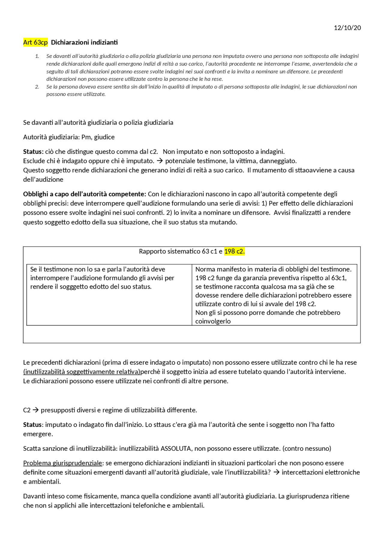 Appunti Procedura Penale Paulesu Docsity
