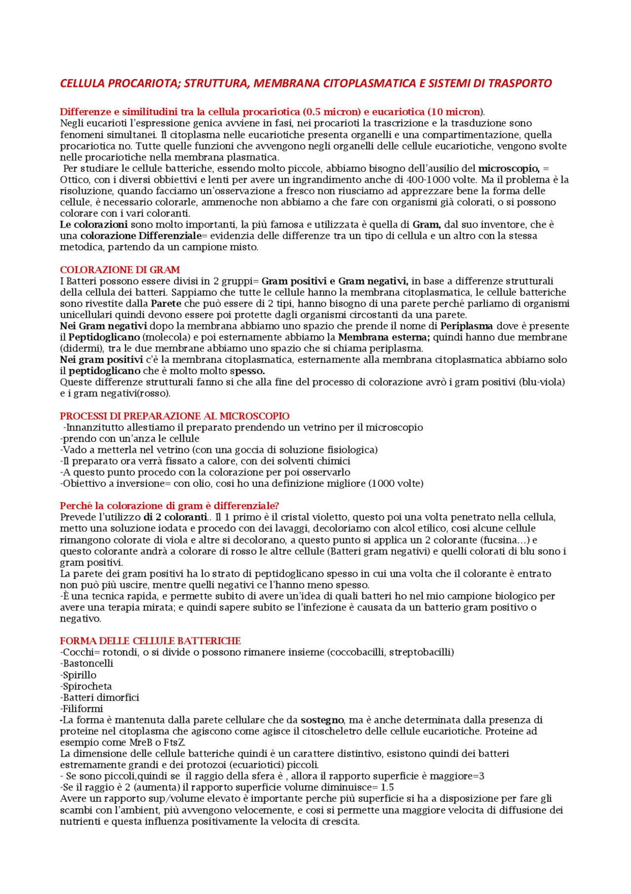 Appunti Di Microbiologia Docsity