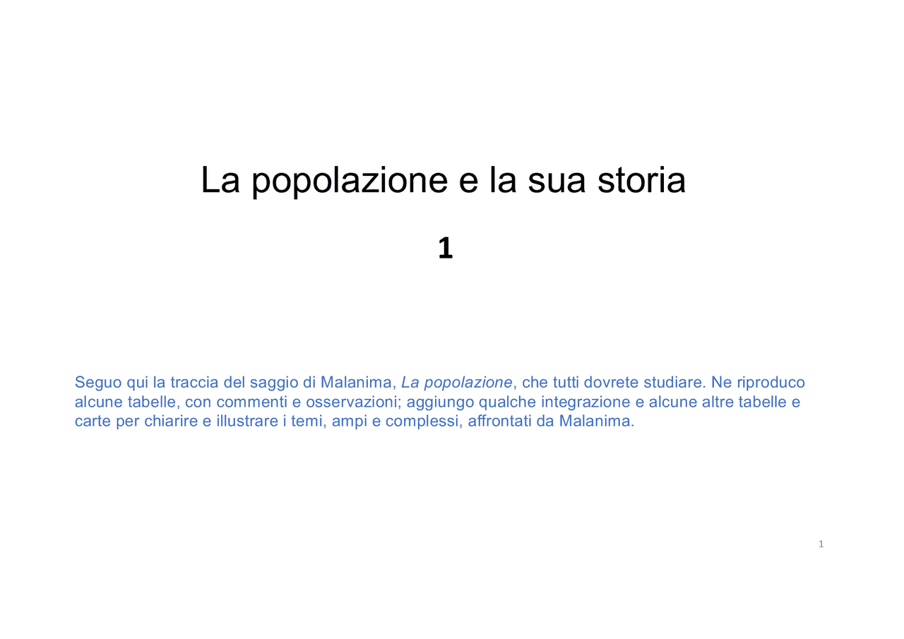 Slides Di Mobilità E Migrazioni Docsity