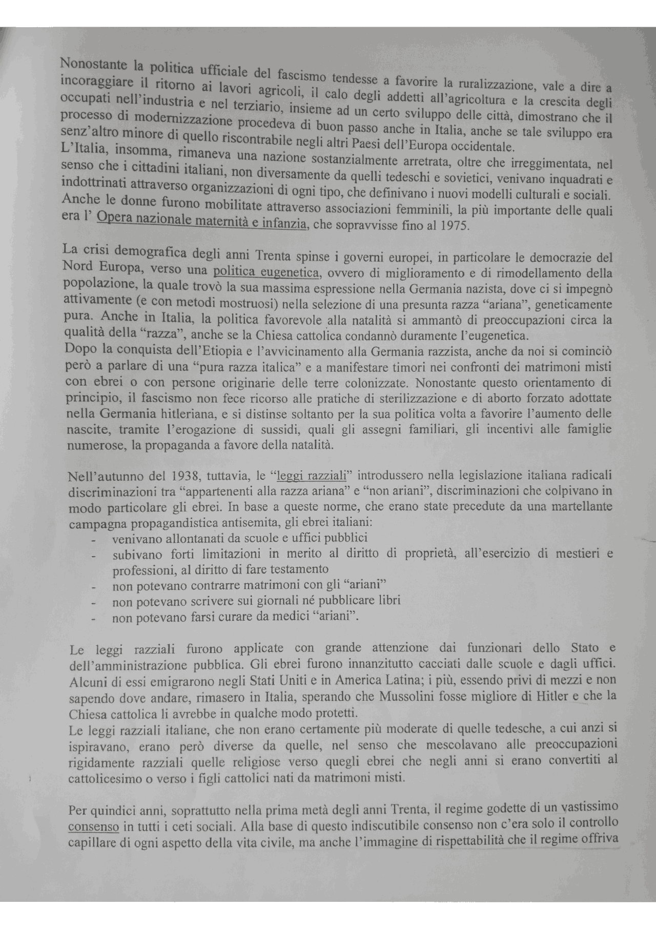 Riassunto Fascismo 2parte Docsity