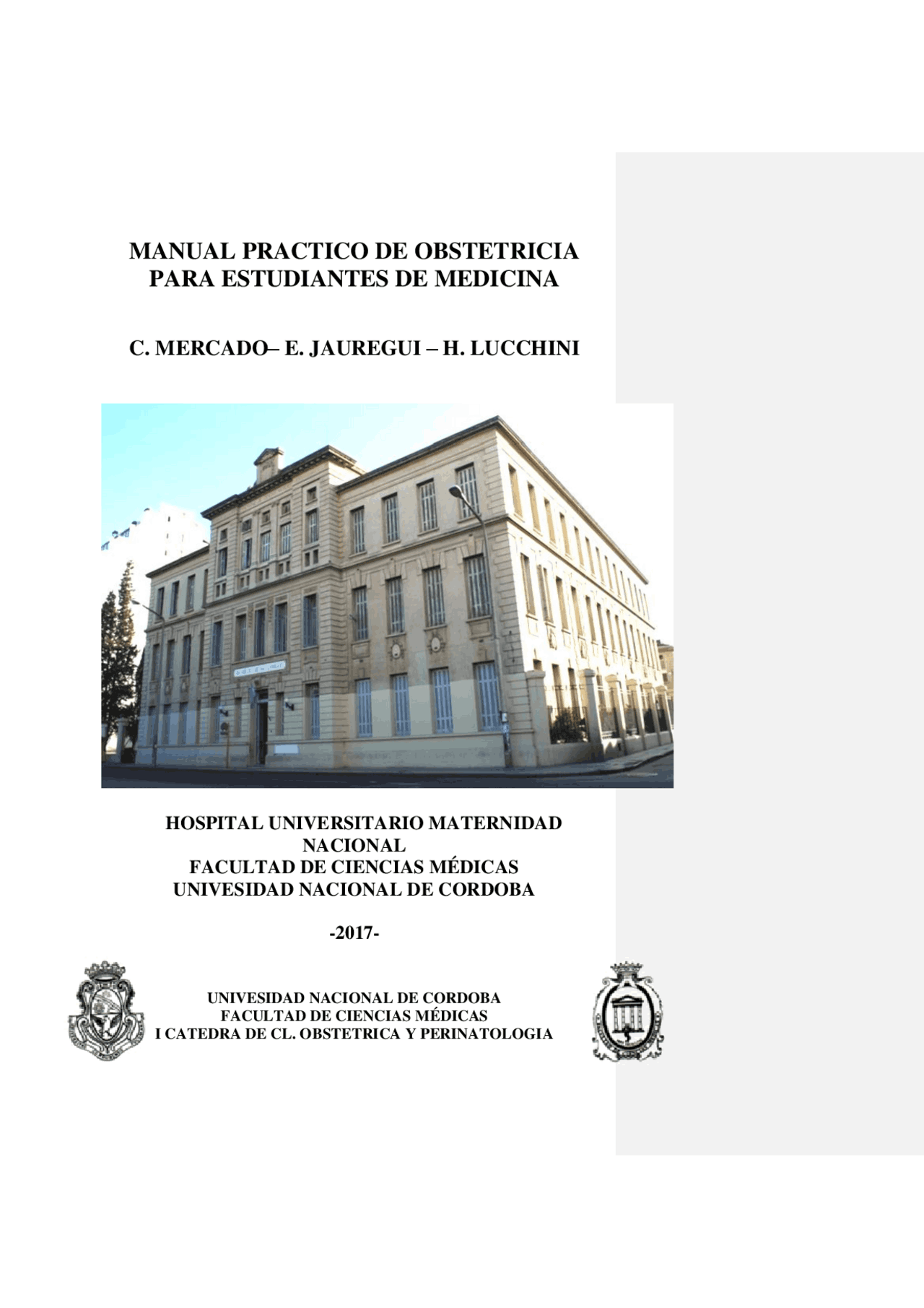 Manual De Obstetricia Docsity
