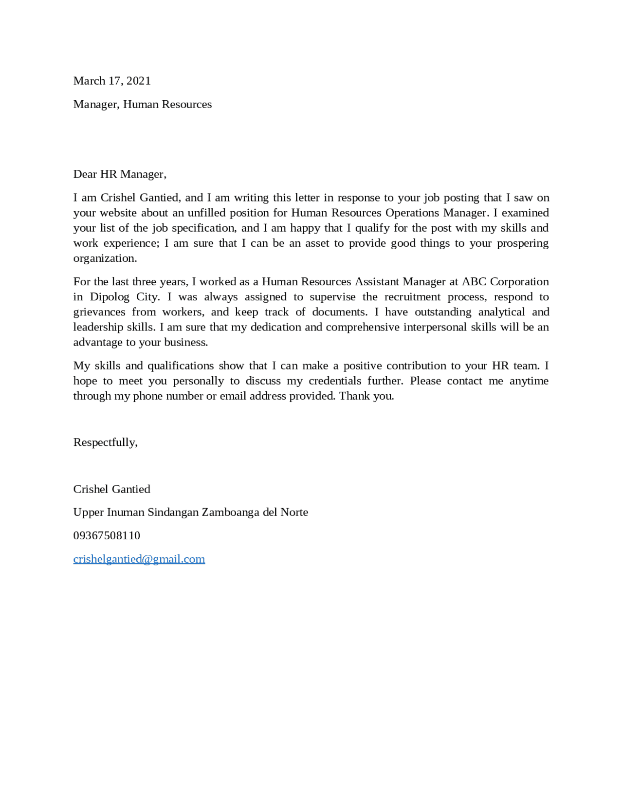 Application letter for the student who dont know how to make it ...