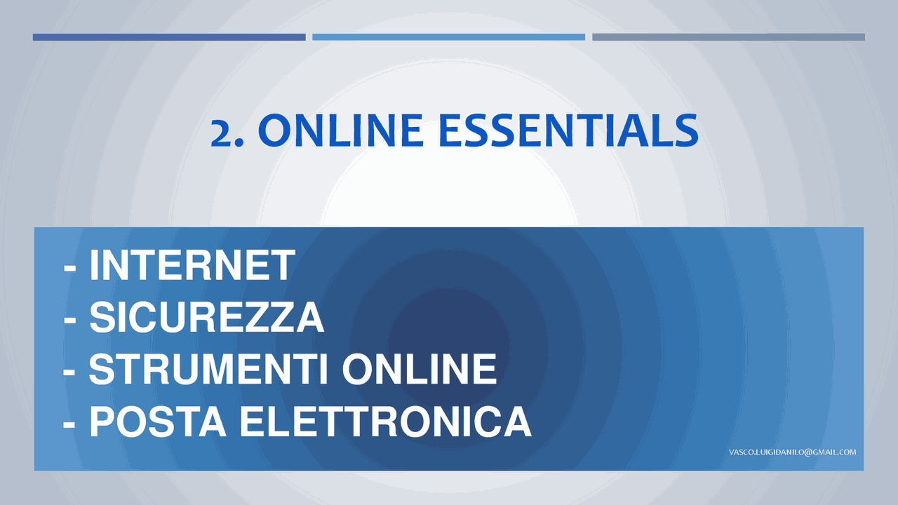 Ecdl Online Essentials Slide Di Elementi Di Informatica Docsity