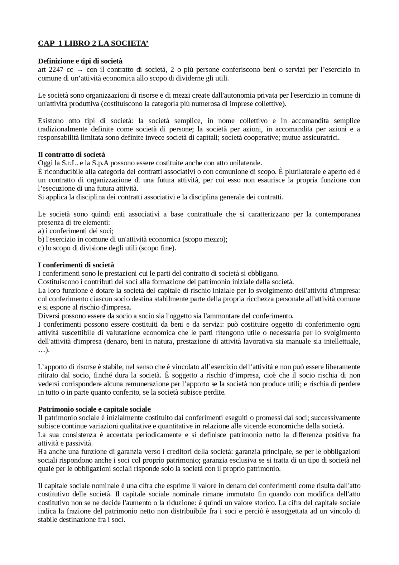 Capitoli Campobasso Manuali Docsity