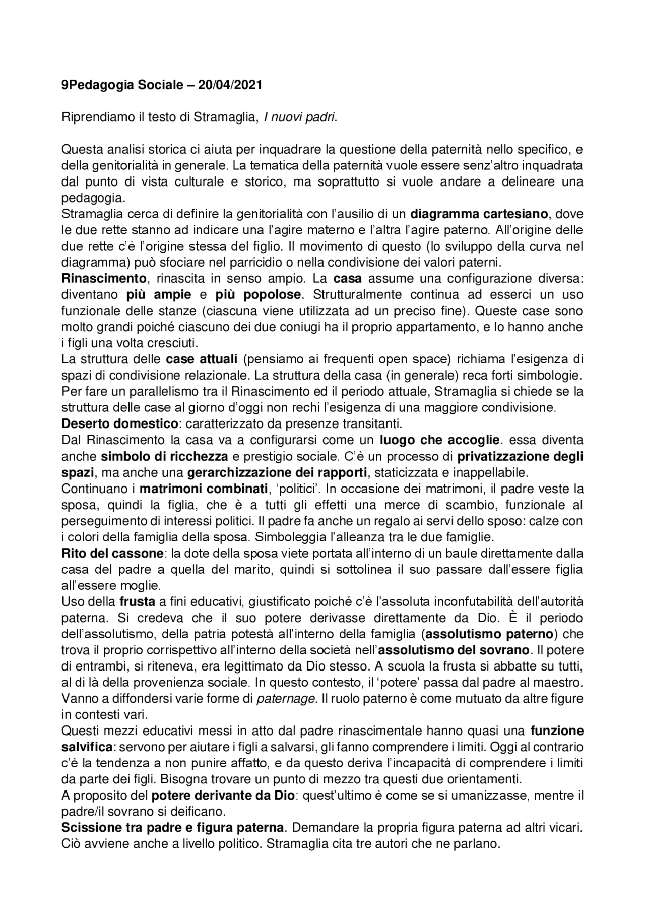 Lezione 12 Di Pedagogia Sociale Docsity