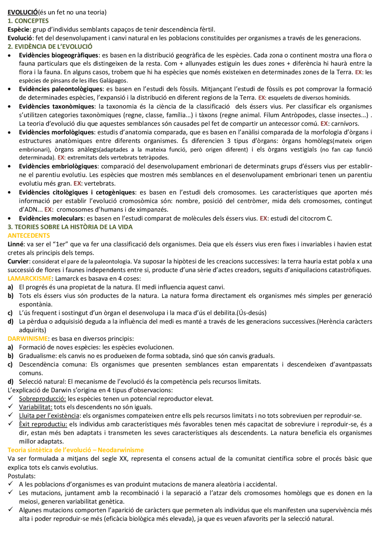 Apunts DevoluciÓ 2n Bat Docsity