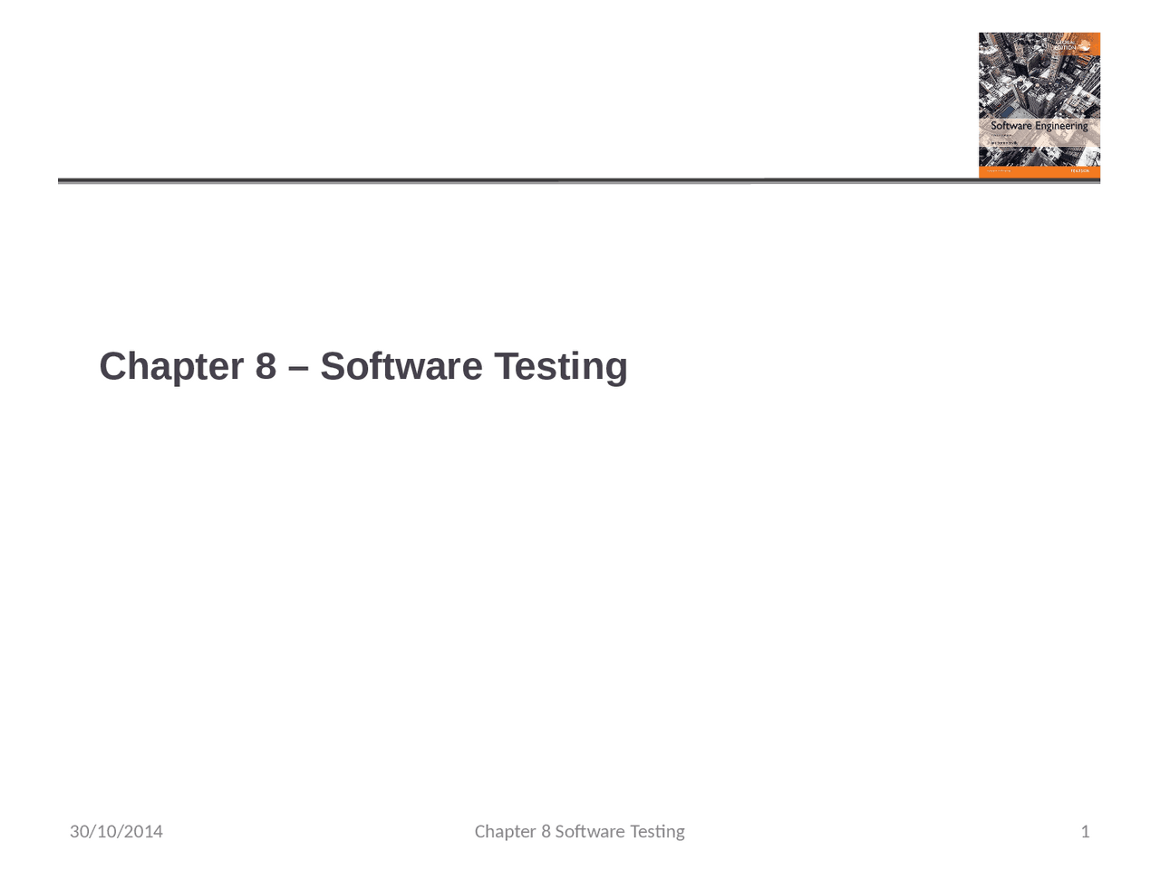 Software Evolution Testing And Reliability Engineering Docsity
