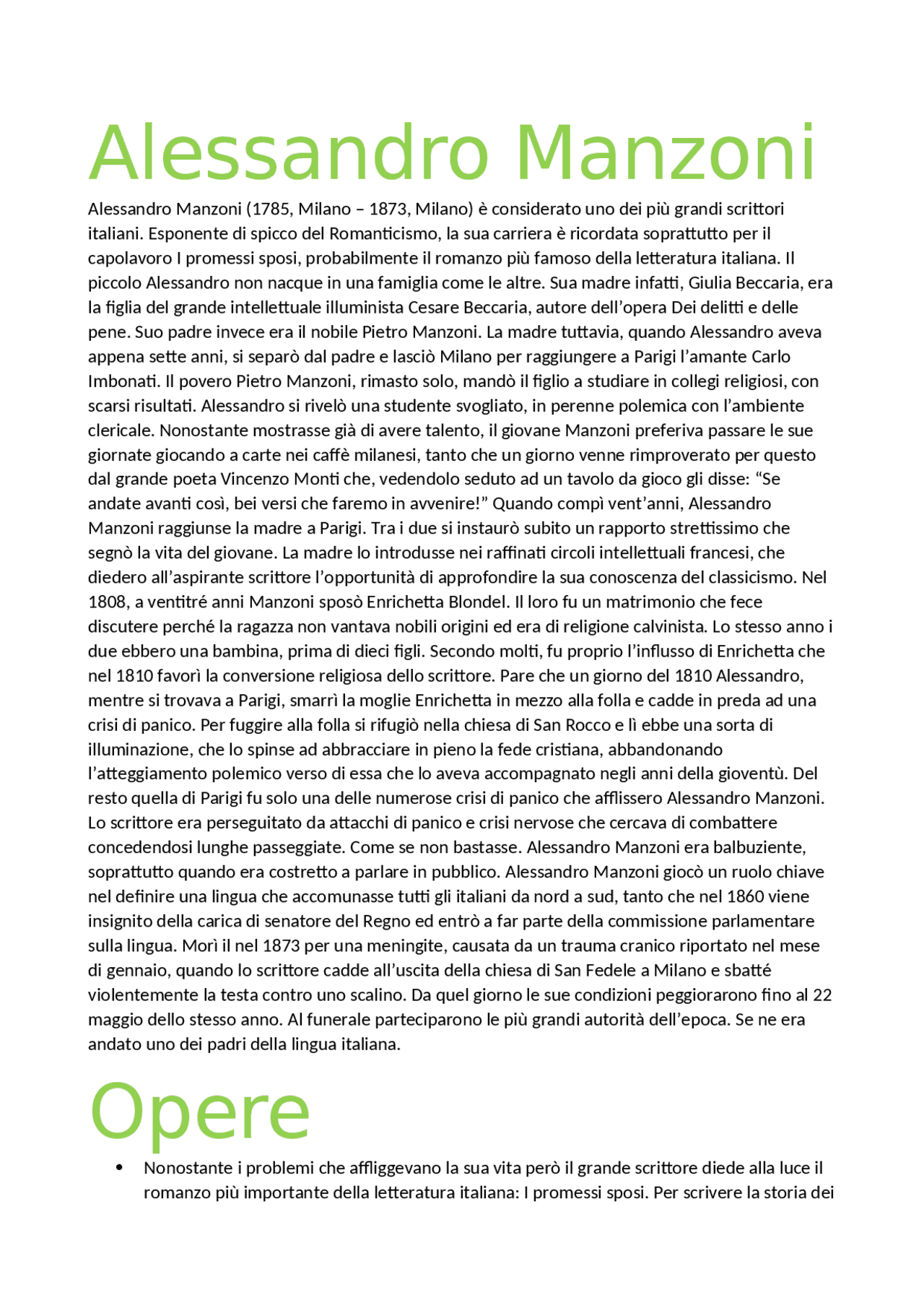 Autori Letterari Poetici Docsity