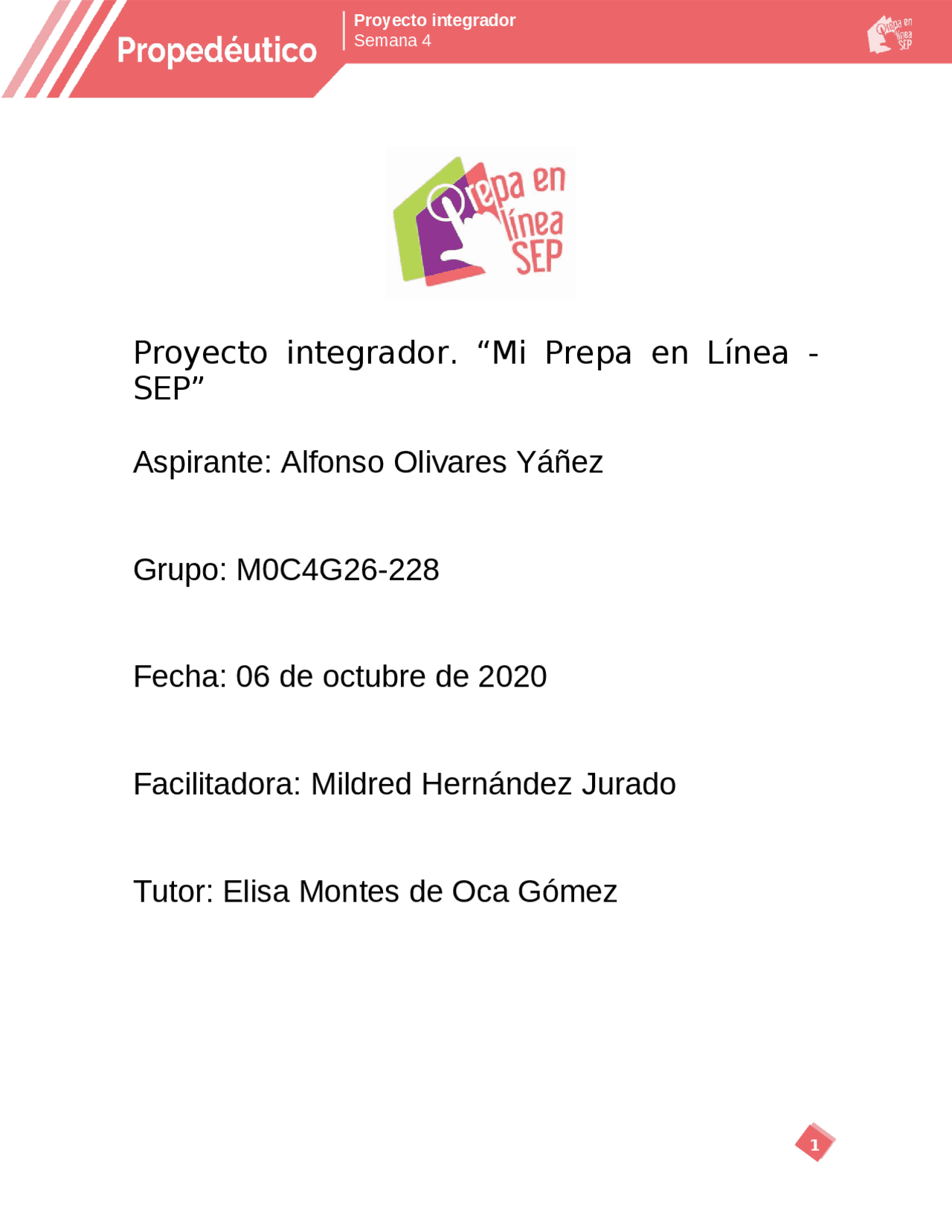 Proyecto Integrador Módulo Propedéutico Ejercicios De Informática