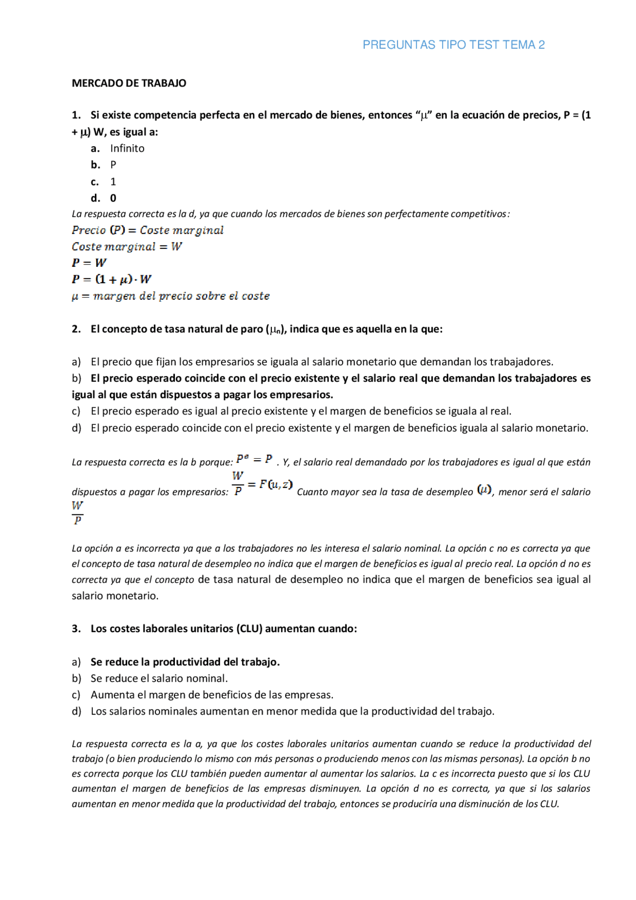 Ejercicios De Macro Resueltos Docsity