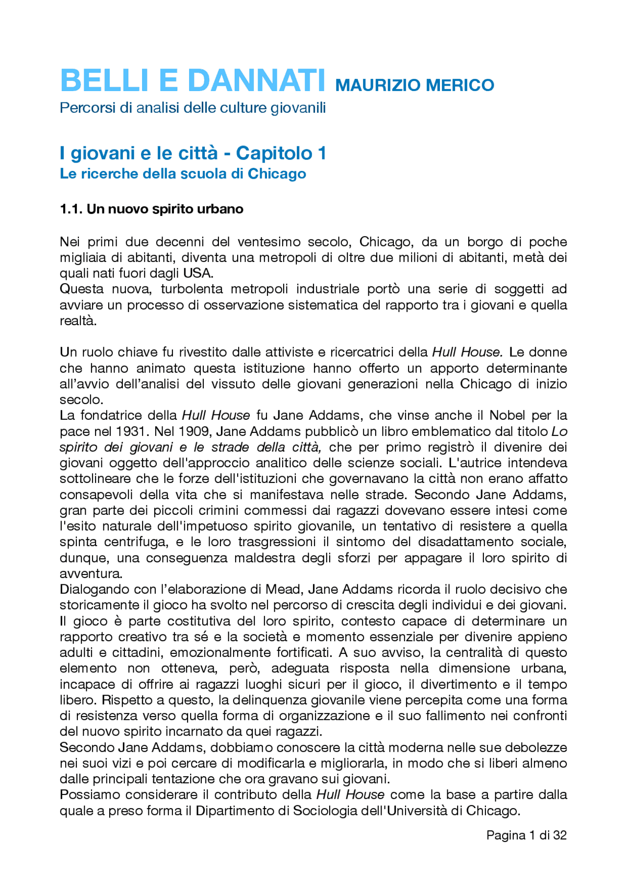 Riassunto Belli E Dannati Docsity