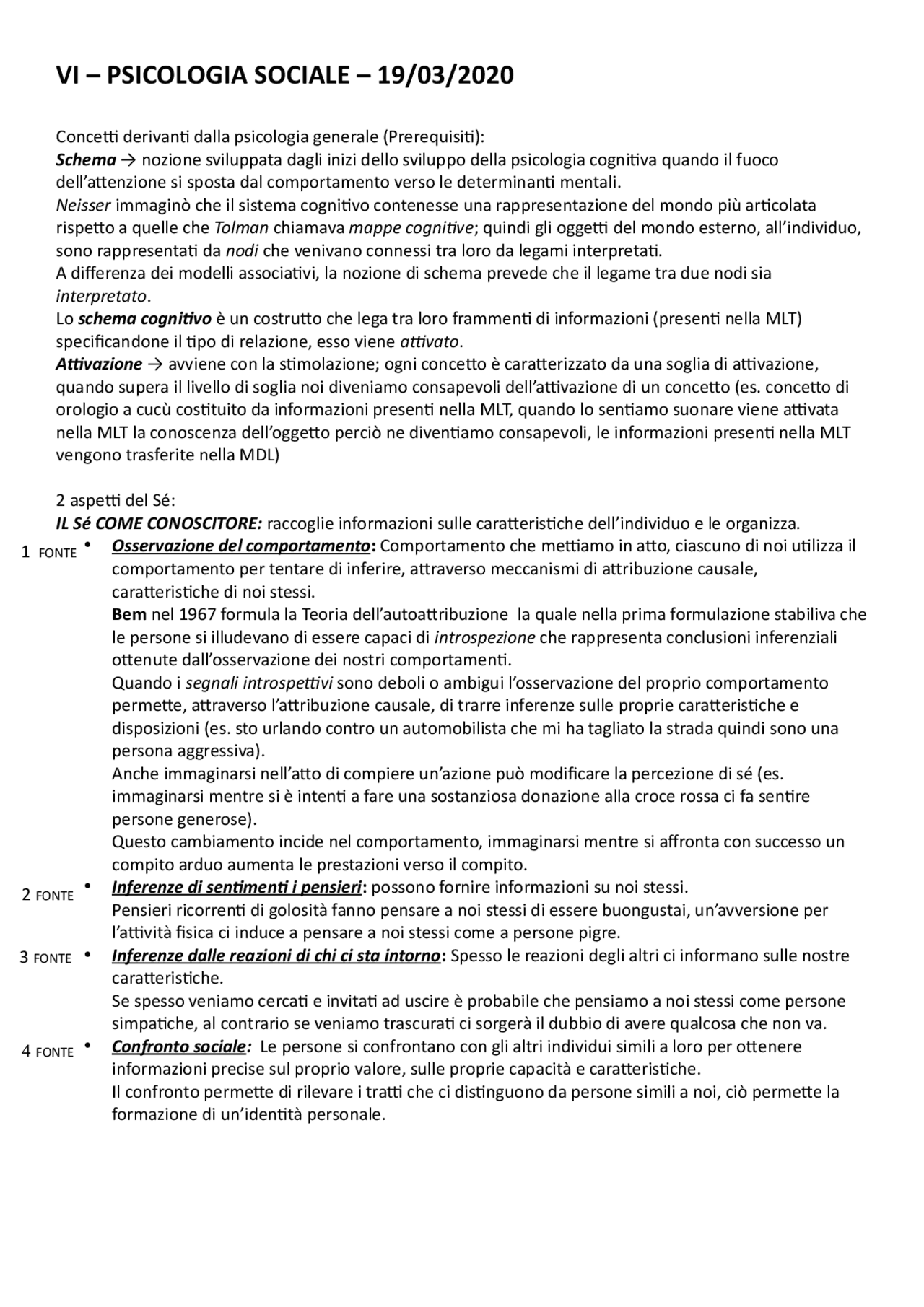 Riassunto Psicologia Sociale Docsity