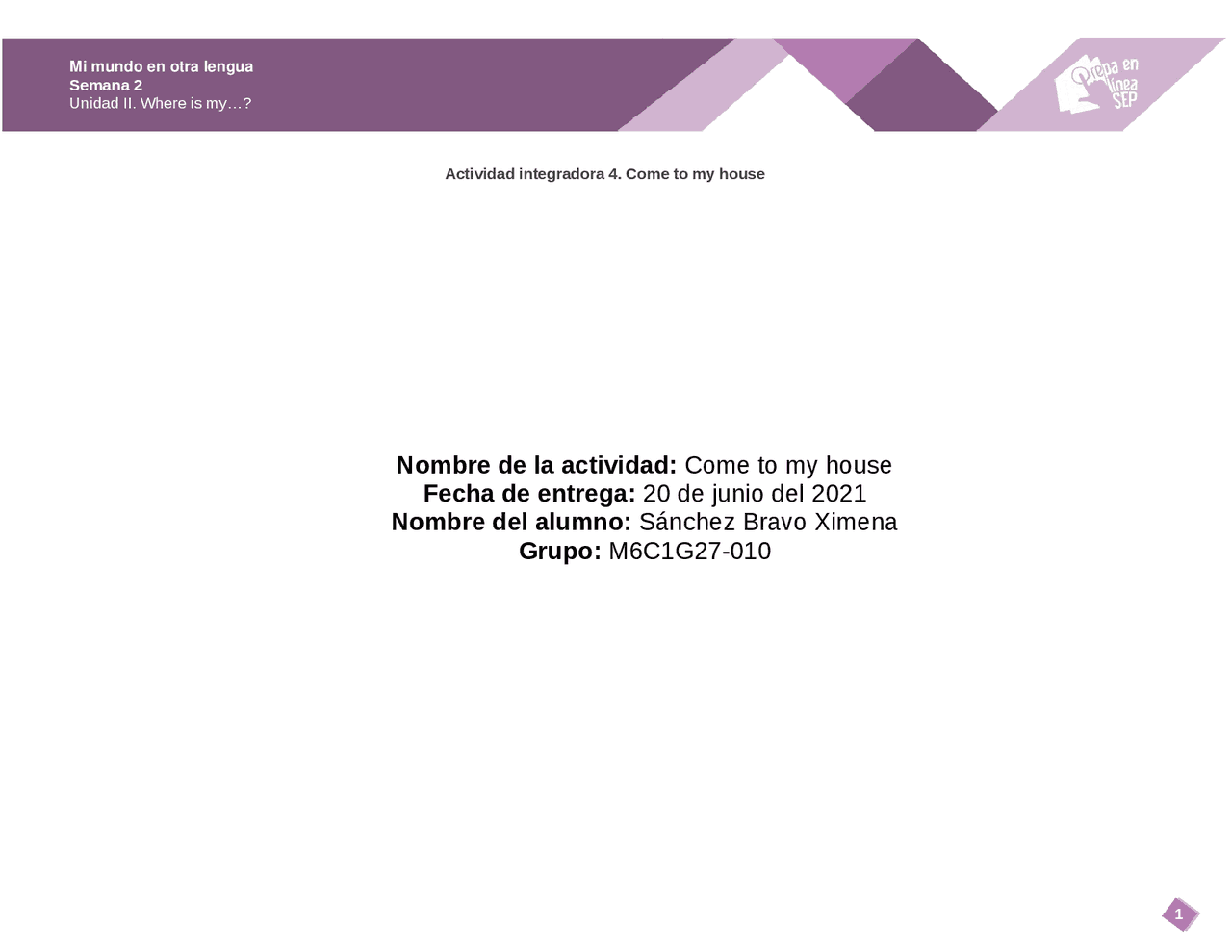 Actividad Integradora 4 Modulo 6 Exámenes Selectividad De Inglés
