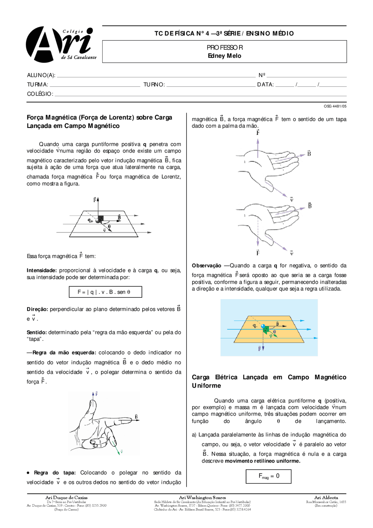 Curso De Eletromagnetismo Docsity