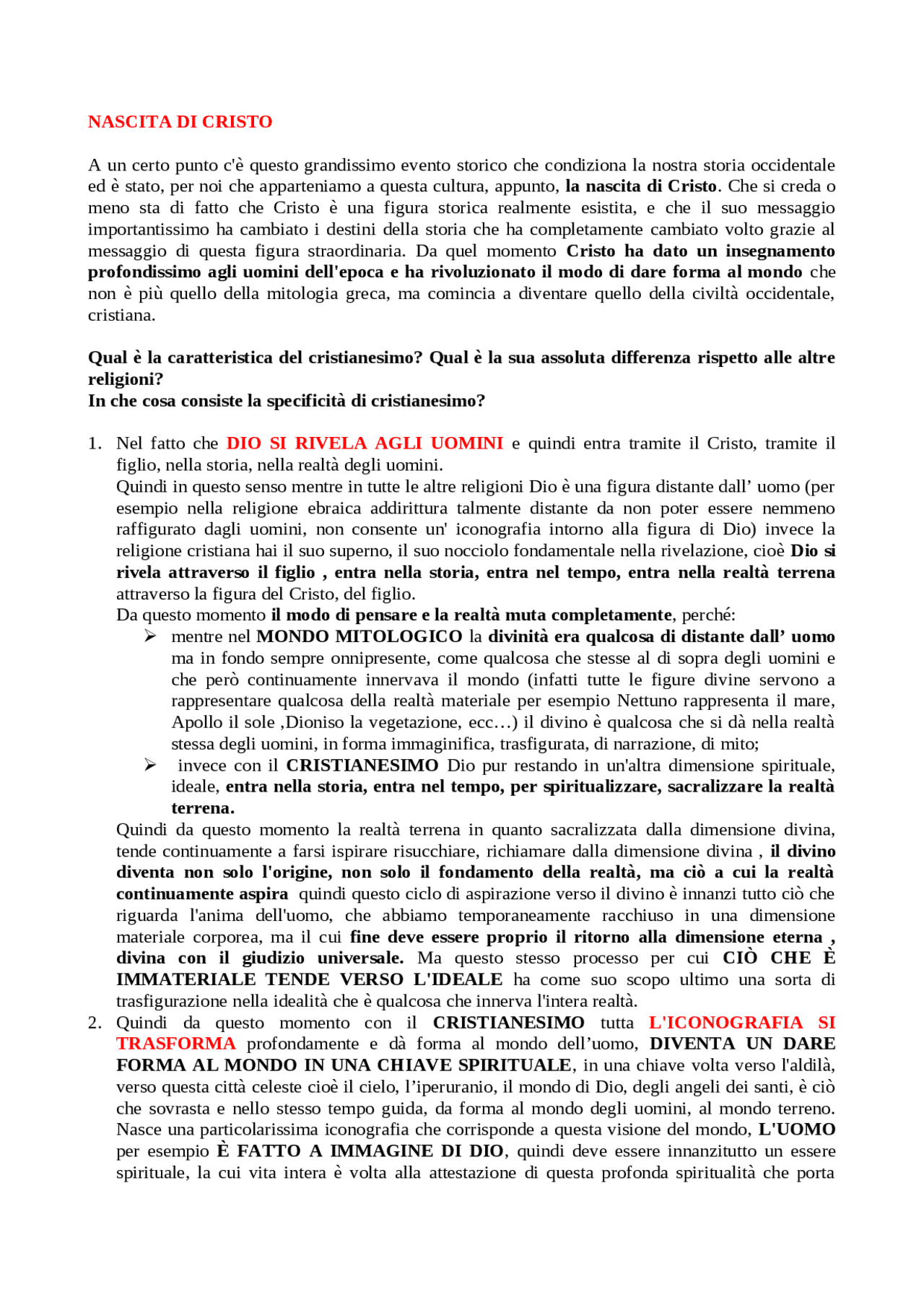 Il Cristianesimo E Il Medioevo Docsity