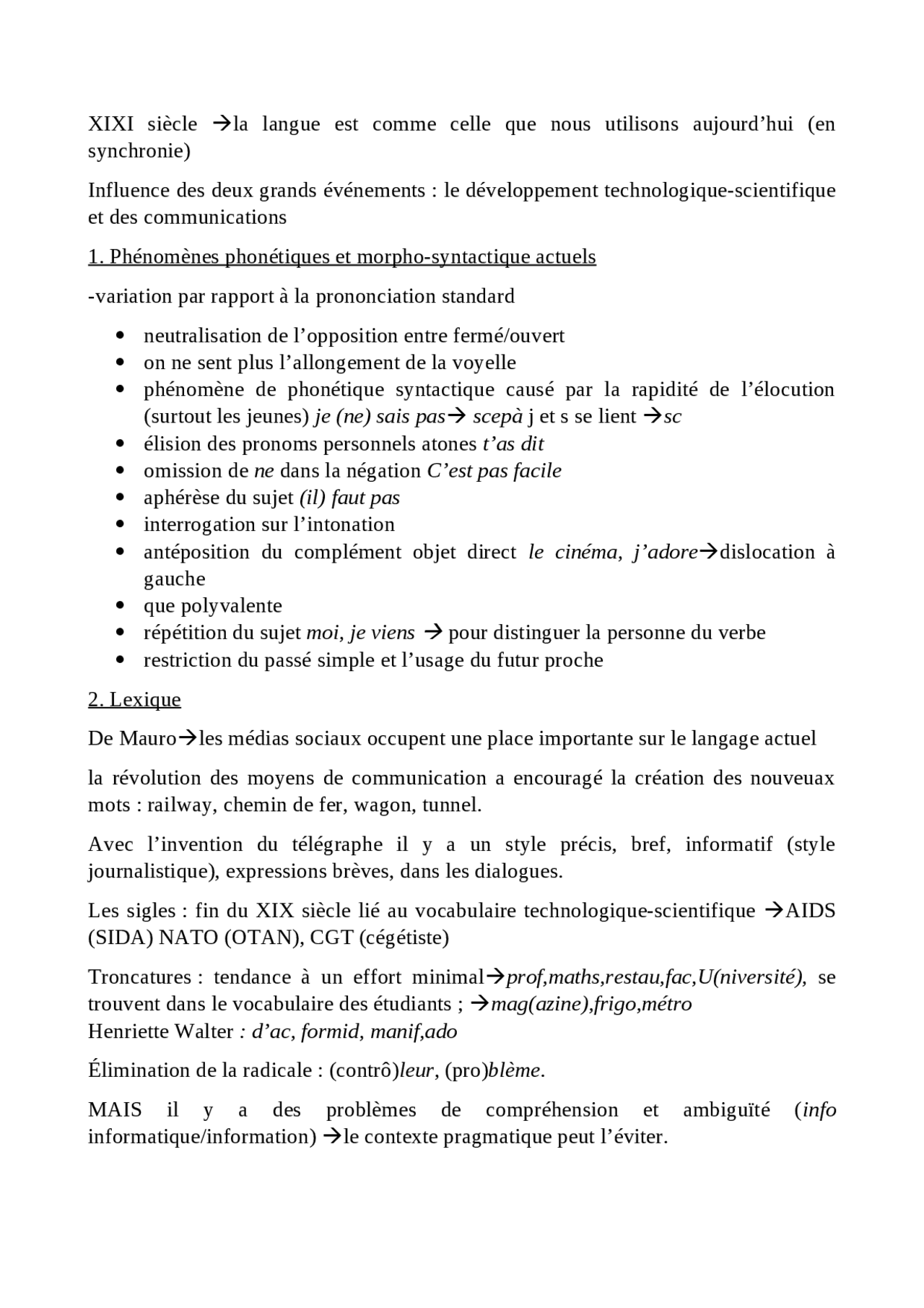 RIASSUNTO CAPITOLO: "LA VARIATION", DEL LIBRO "LE GRAND LIVRE DE LA ...