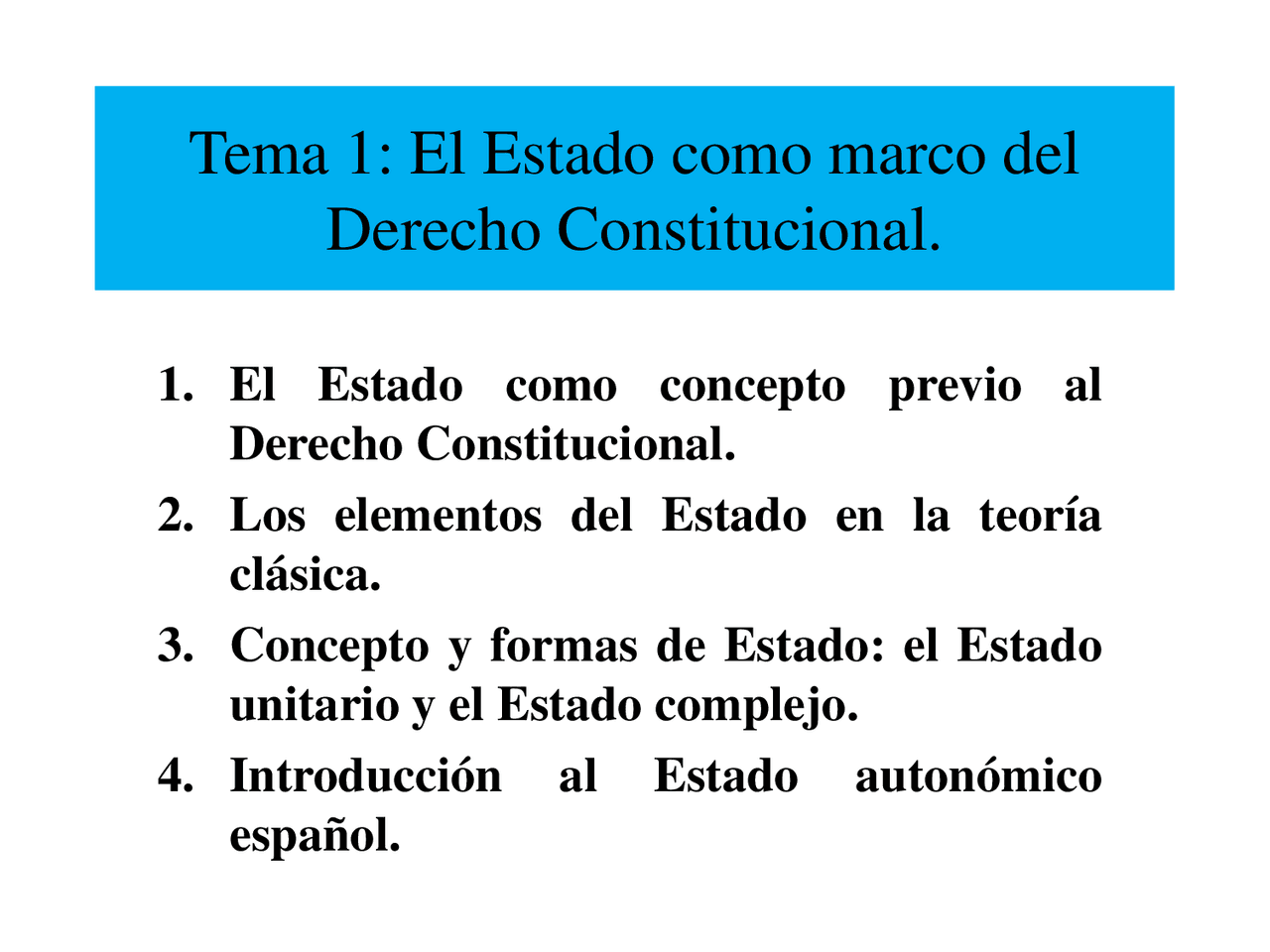 El estado como marco del derecho constitucional - Docsity