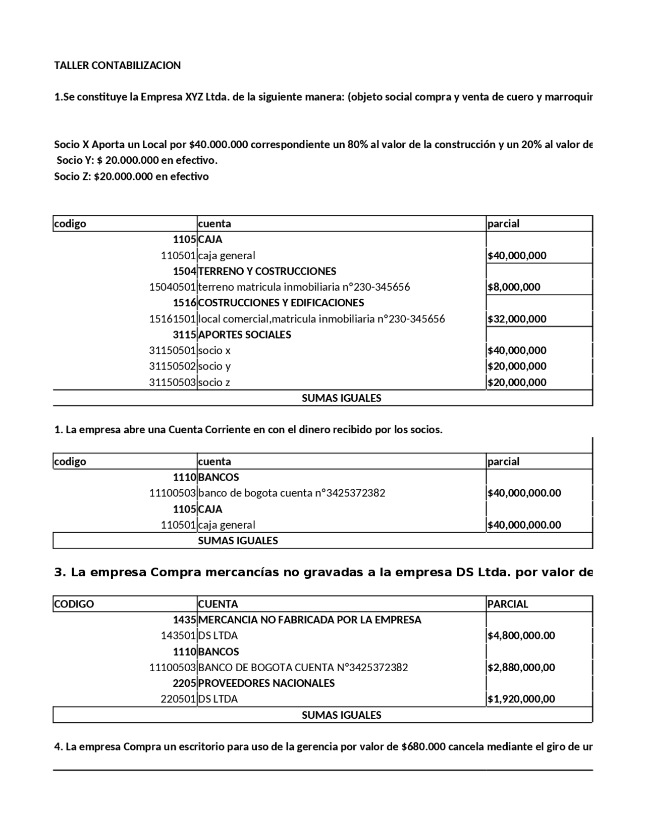 Cuentas t contabilidad general - Docsity