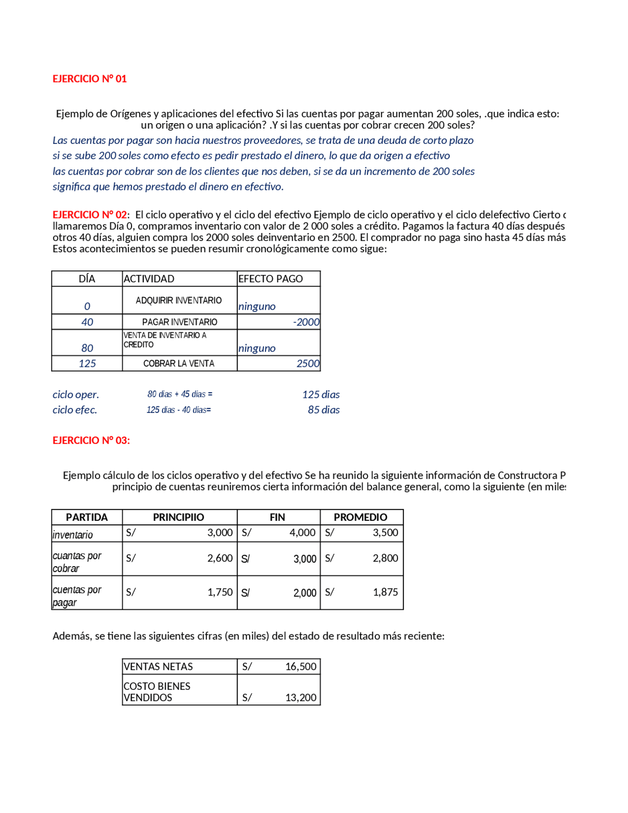 Ejercicios De Finanzas Docsity