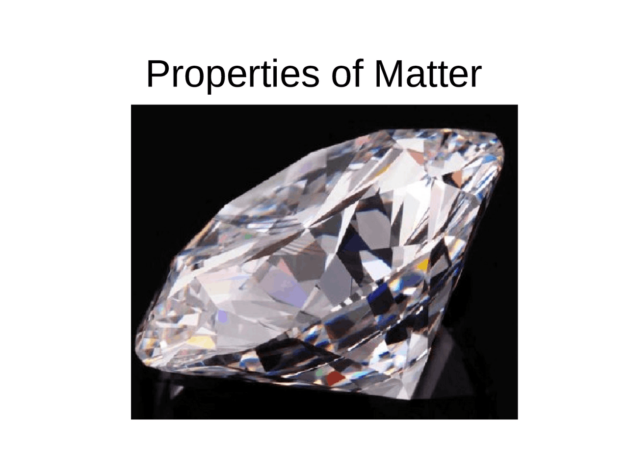 Properties Of Matter Lecture Docsity