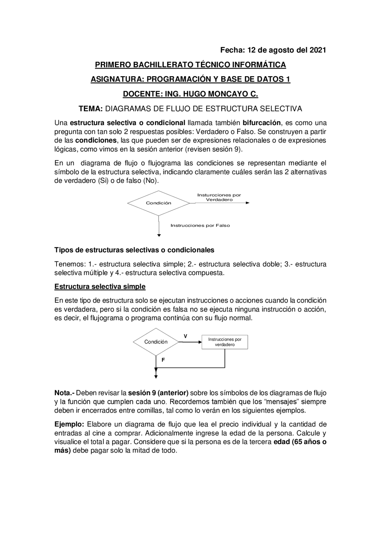 PROGRAMACION DE BASE DATOS - Docsity