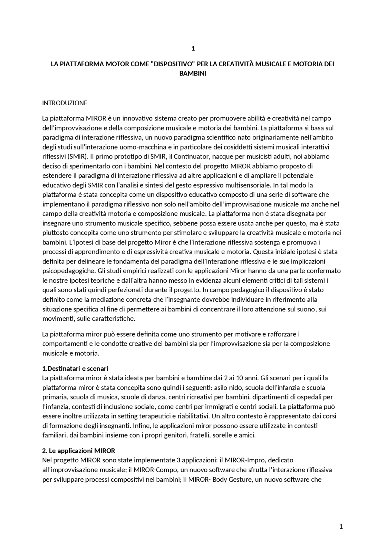 Riassunto Utile Per Esame Educazione Al Sonoro Docsity