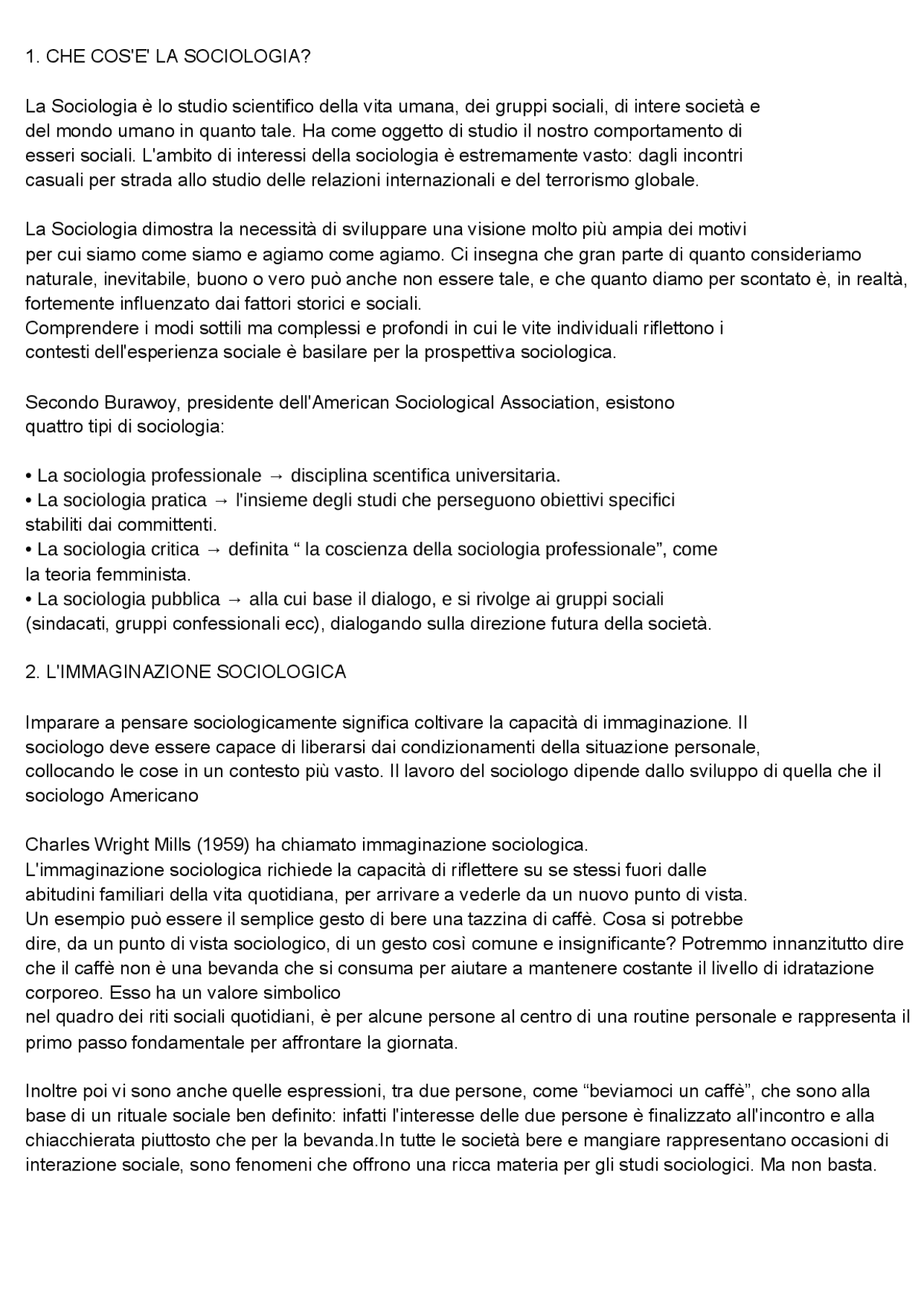 Riassunti Manuale Ruotato Cap1 Docsity