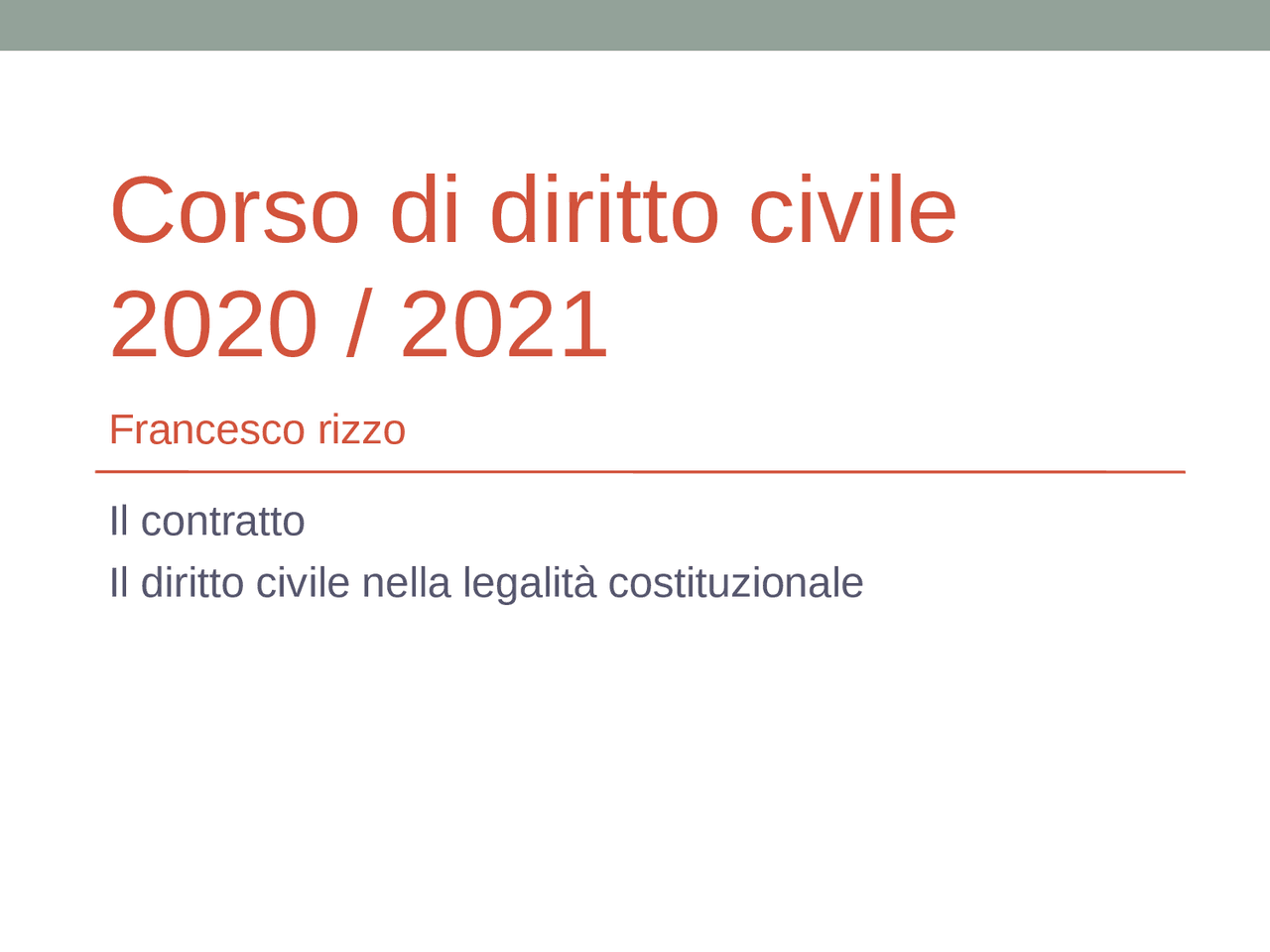 Slides Di Diritto Civile Docsity