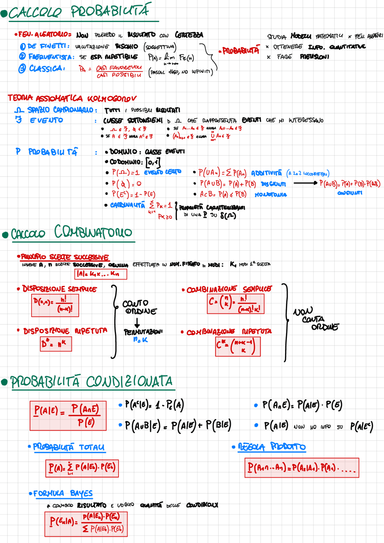Riassunto E Formule Di Statistica Docsity