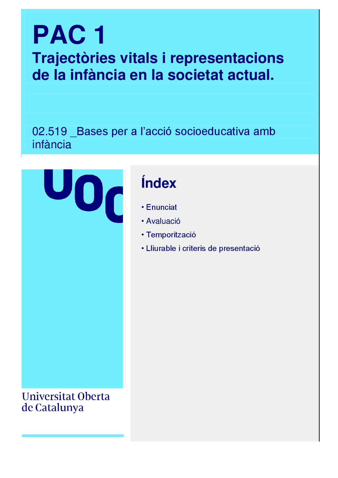 Pac 1 Bases De Laccionsocio Educativa Docsity