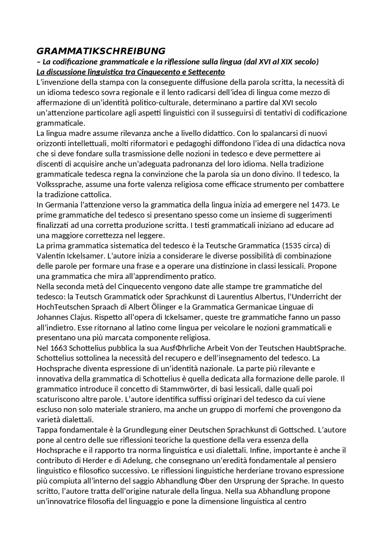 Riassunti Schede Approfondimento Lingua Tedesca 2 Docsity