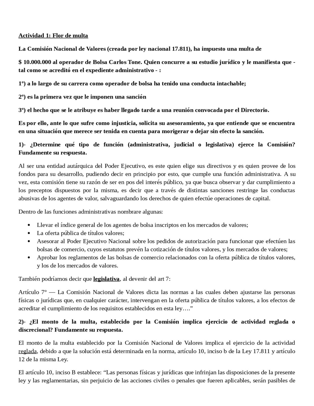 Parcial 1 Derecho Administrativo Ubp Docsity