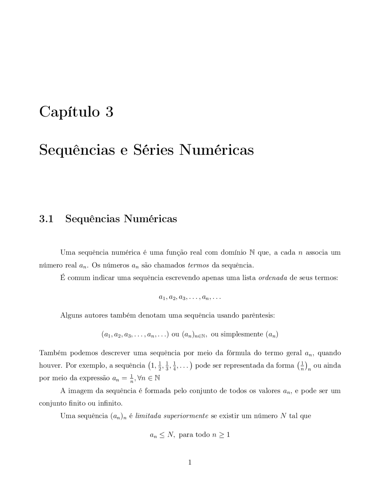 Sequências Numéricas Docsity