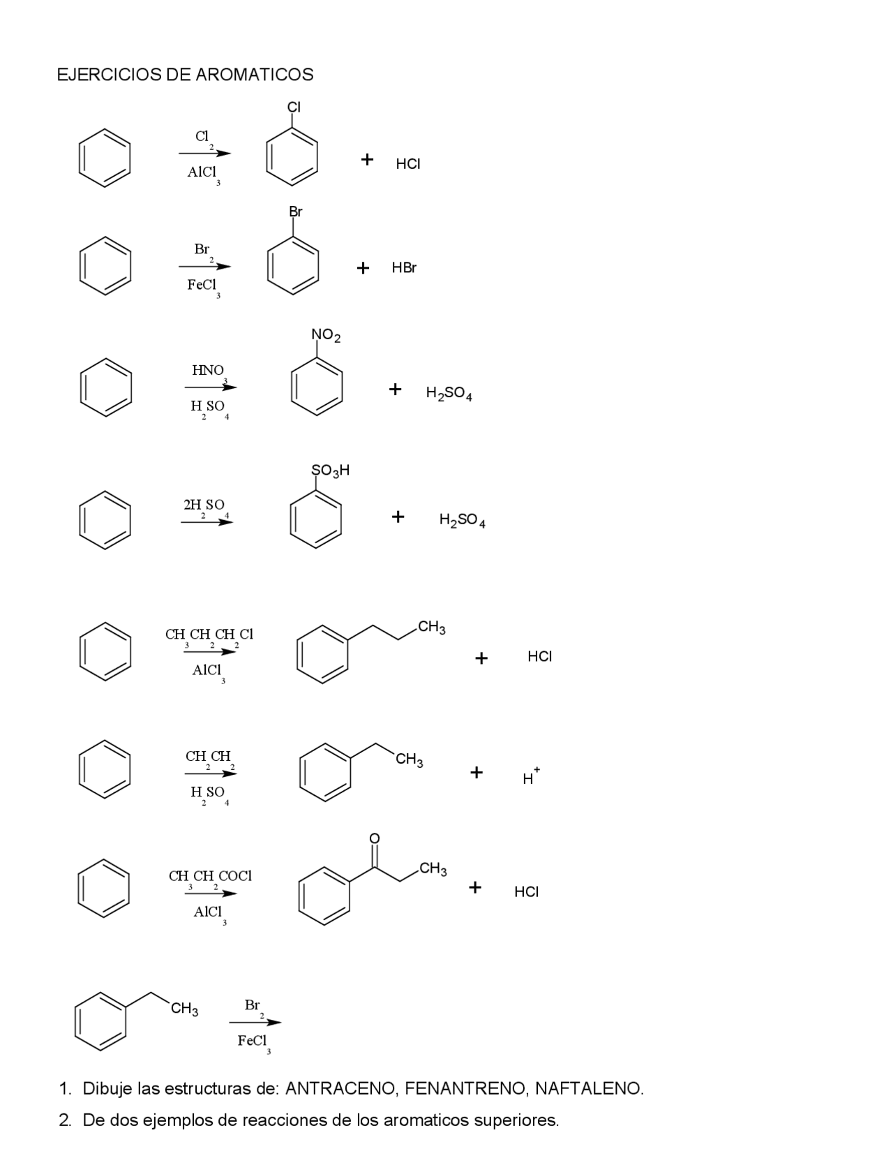 Practica Aromáticos Docsity