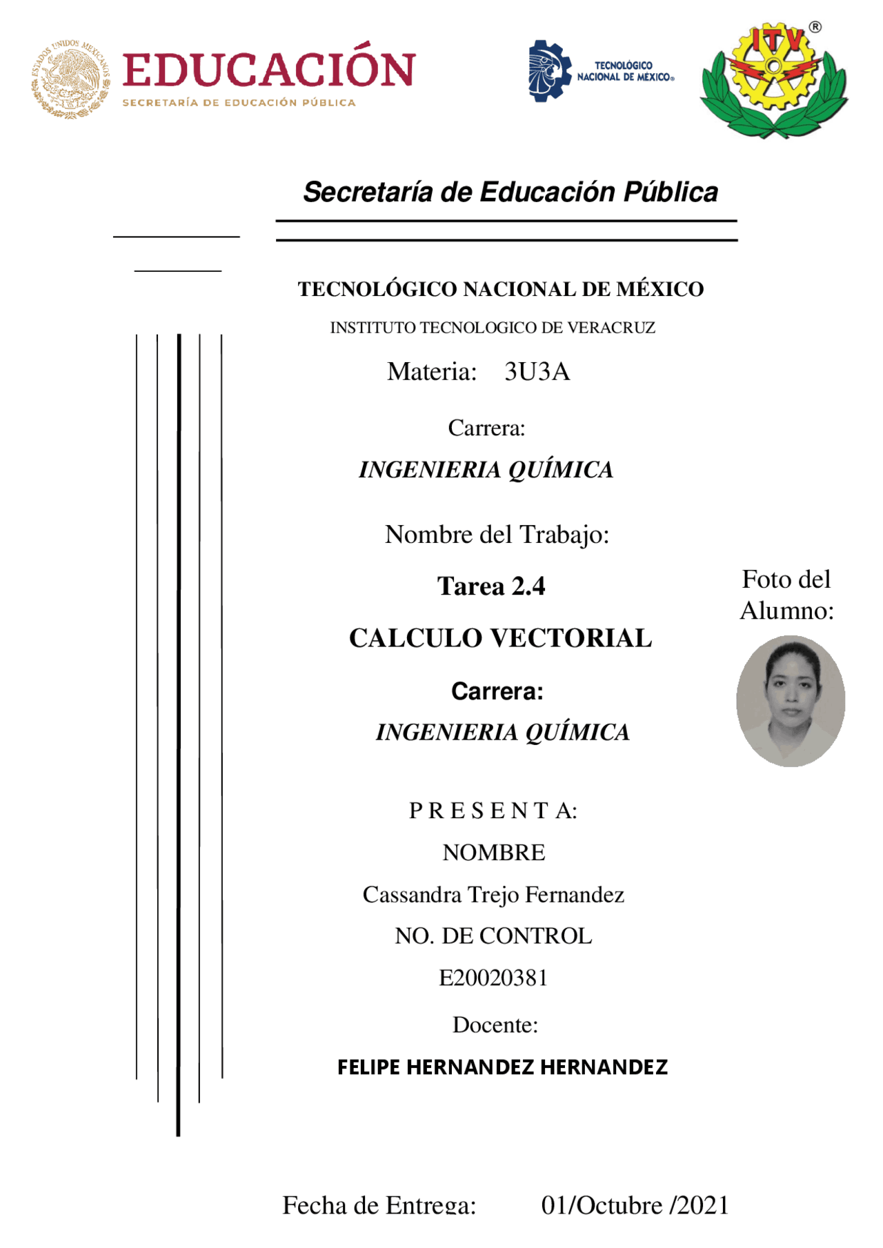 Ejercicios De Calculo Vectorial Docsity