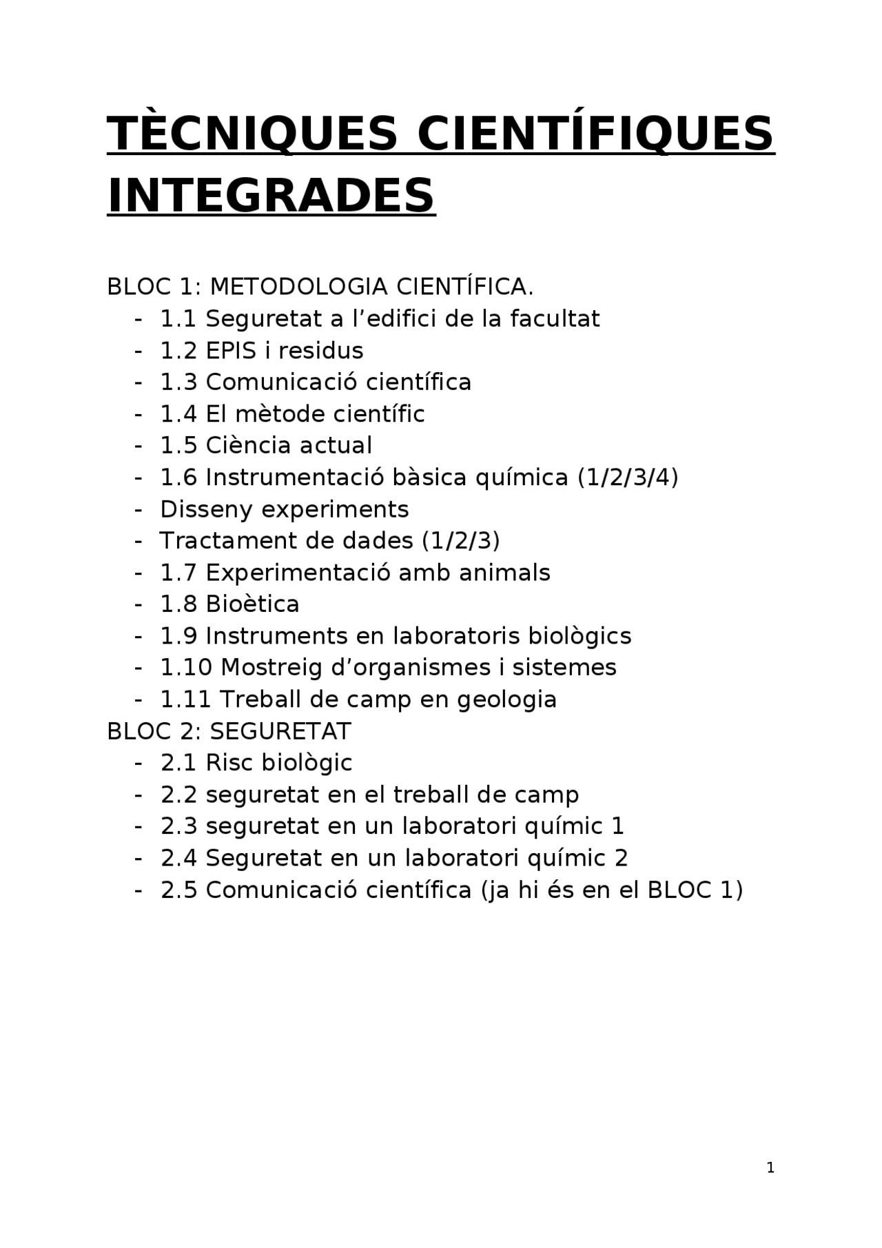 TCI 1 RESUMEN, primera parte de tci1 - Docsity