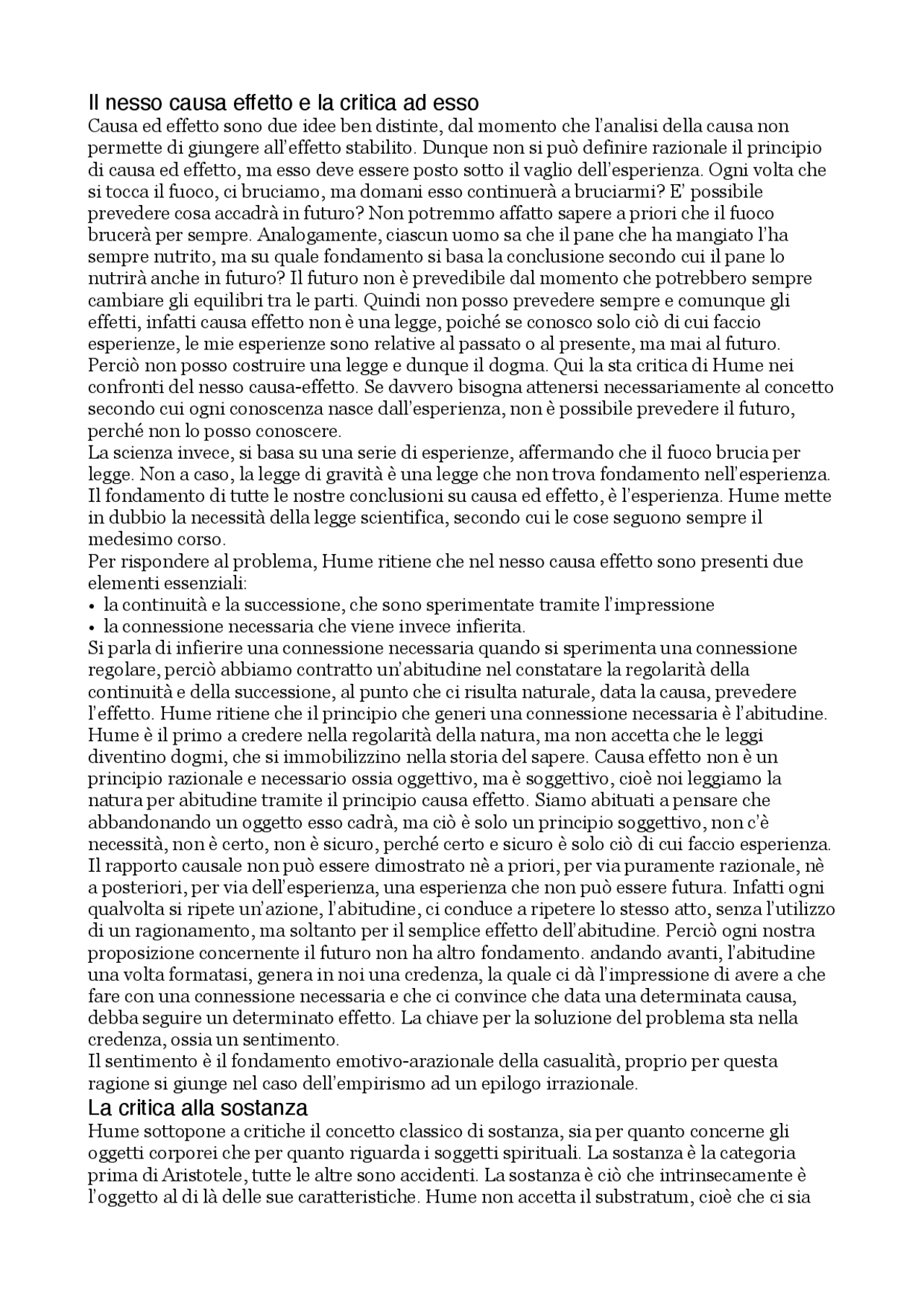 Empirismo E Razionalismo Docsity