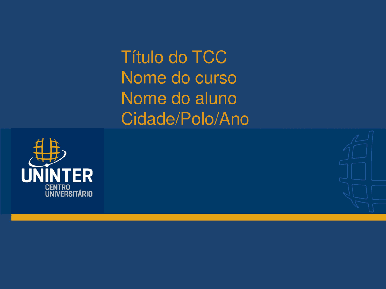 Modelo Template Tcc Slides Slides Língua Portuguesa Docsity
