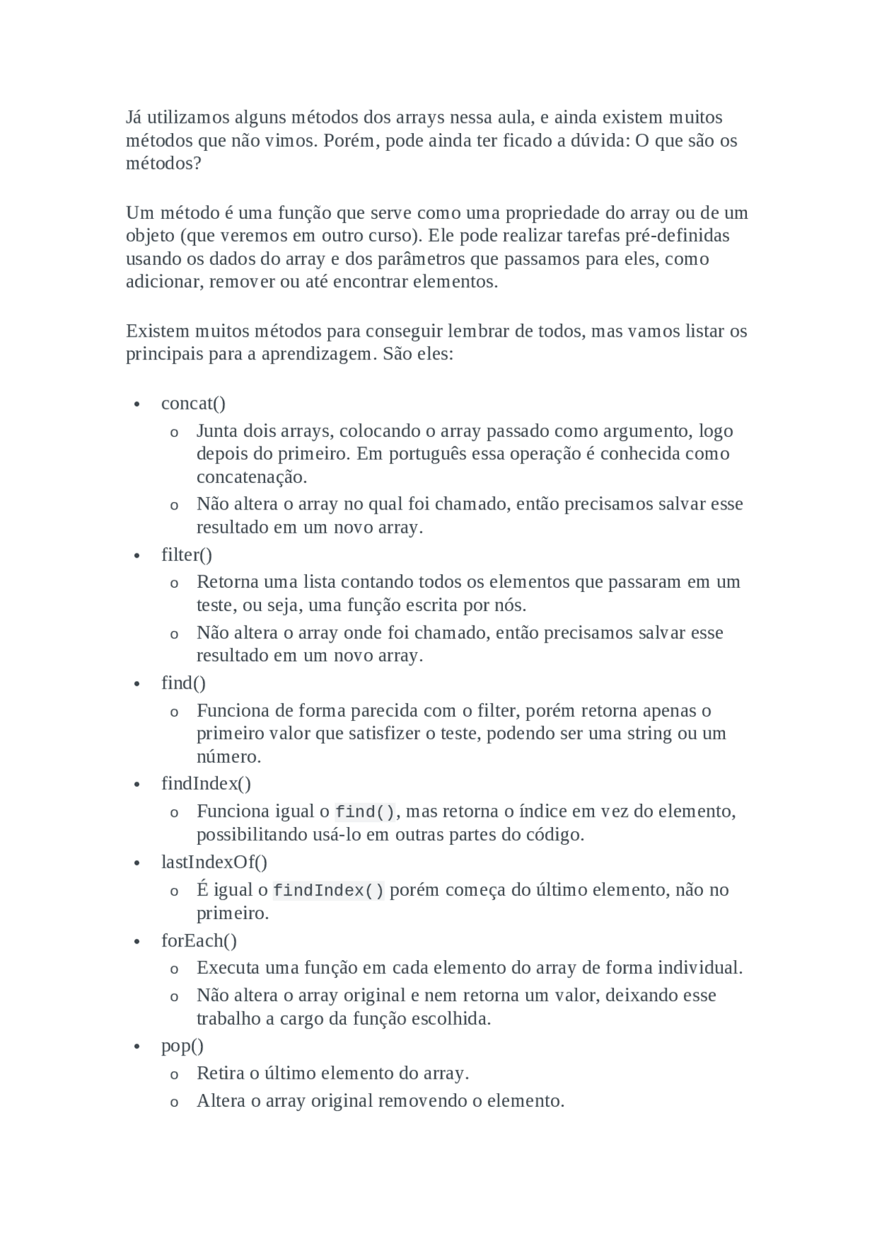 Exercícios Javascript Docsity