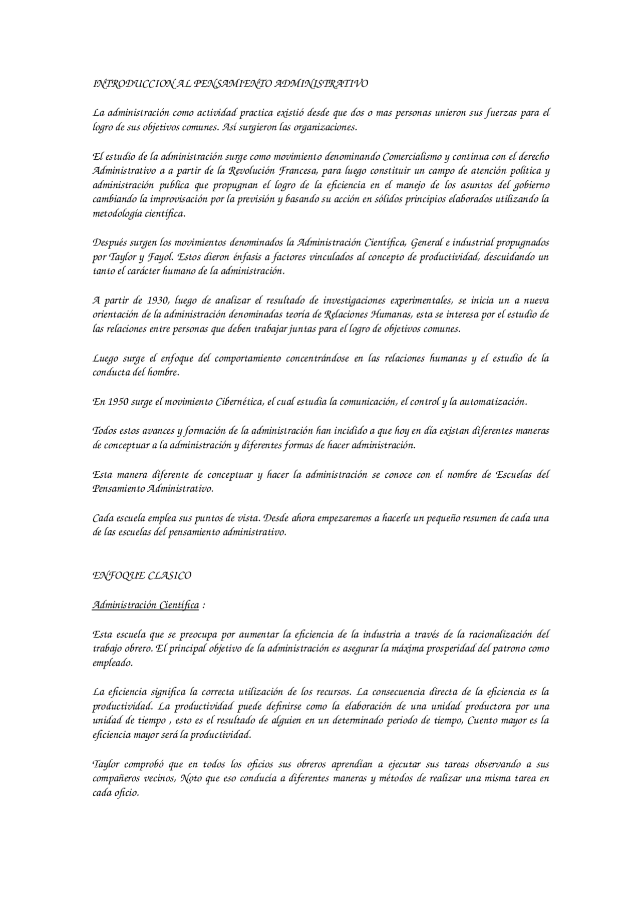Pensamiento Creativo Docsity