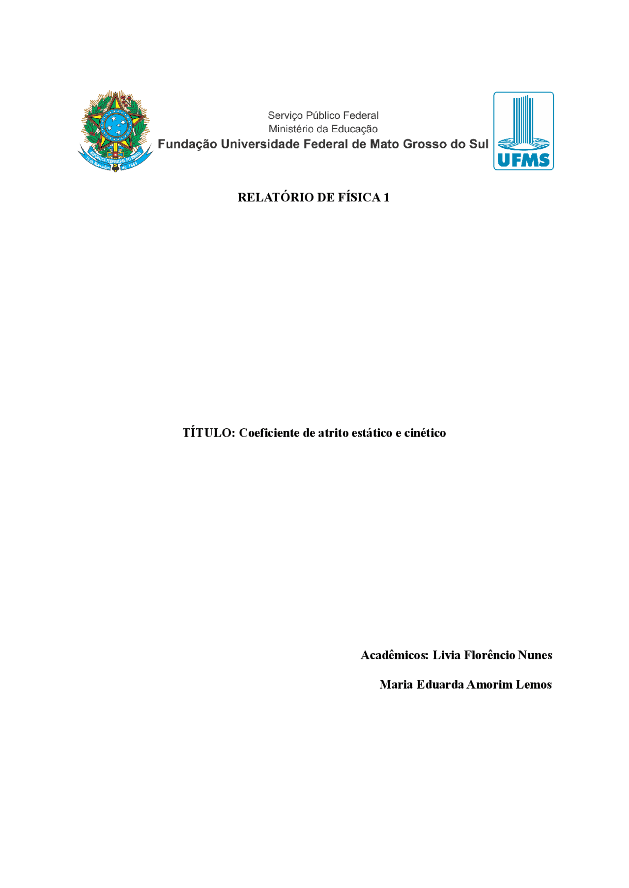 Relatório De Lab De Física Docsity