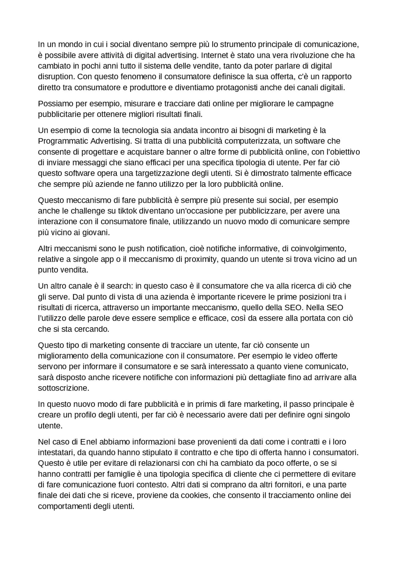 Testo Lezione Propedeutico Esame Docsity