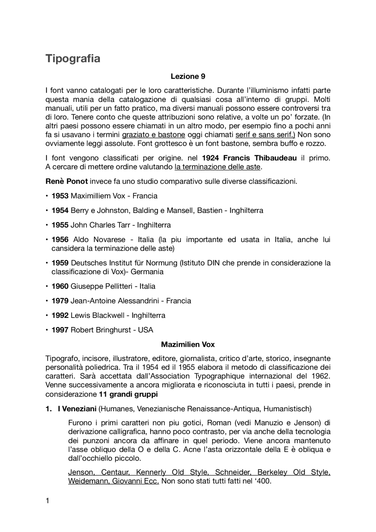 Tipografia Lezione 009 Sergio Agazzi Docsity