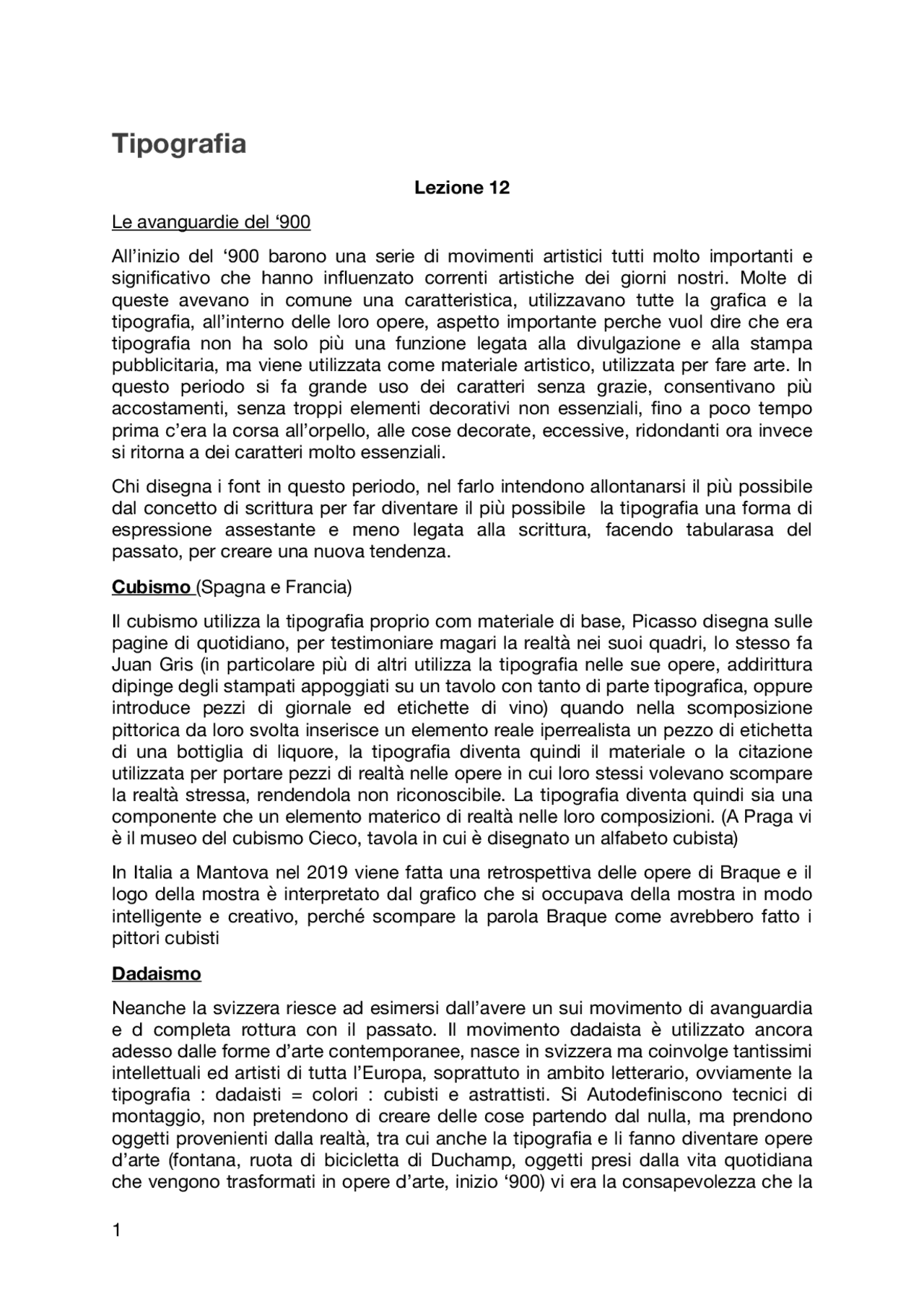 Tipografialezione 012 Docsity