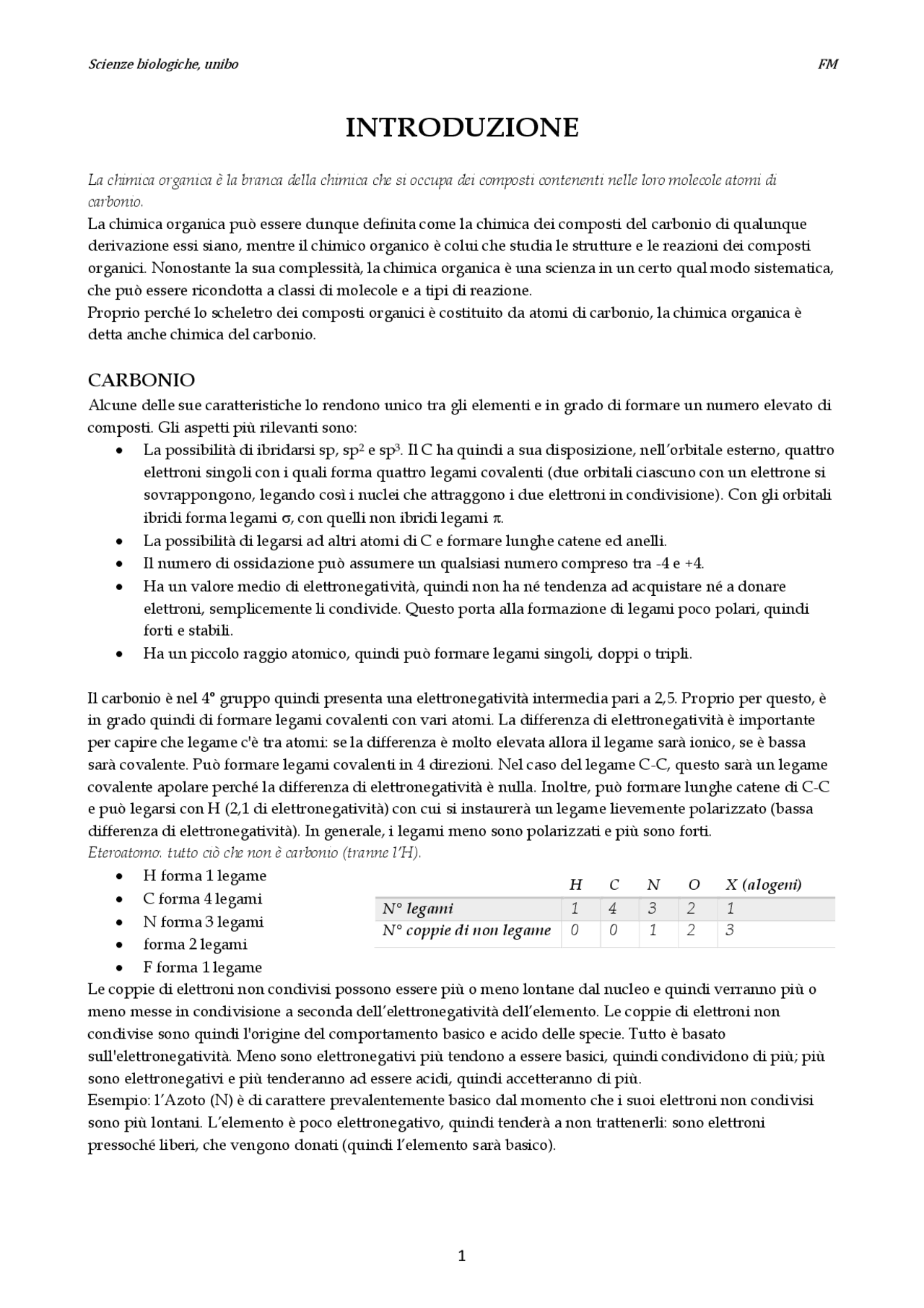Appunti Di Chimica Organica Docsity