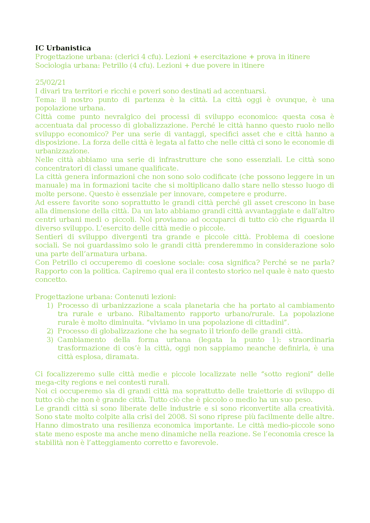 Appunti Progettazione Urbana Appunti Di Urbanistica Docsity